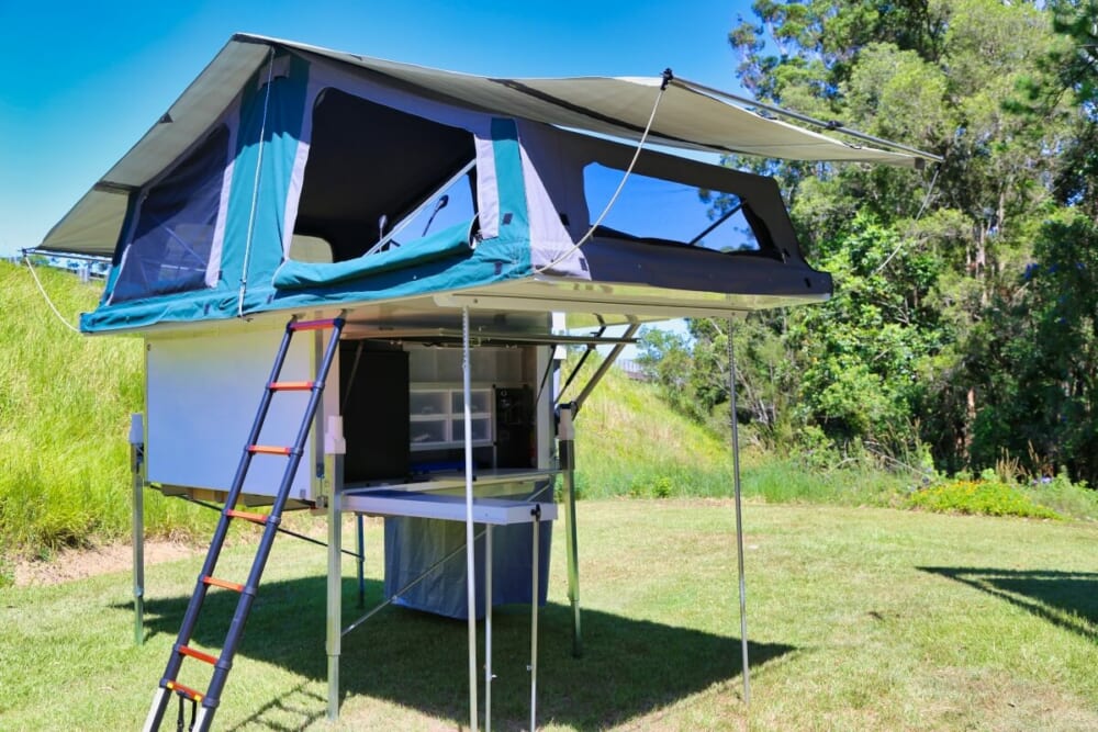 Slide on Alloy Camping Canopy For Utes | Innovative Design